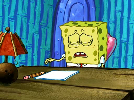 037a | Procrastination | SpongeBob Captures